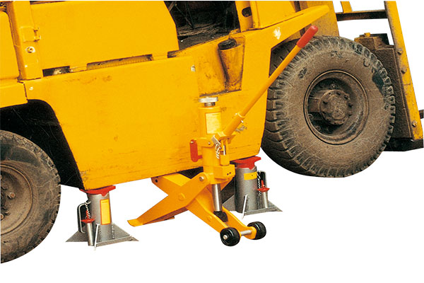 HT-9 forklift support stand, forklift jack manufacturer-Iliftequip.com