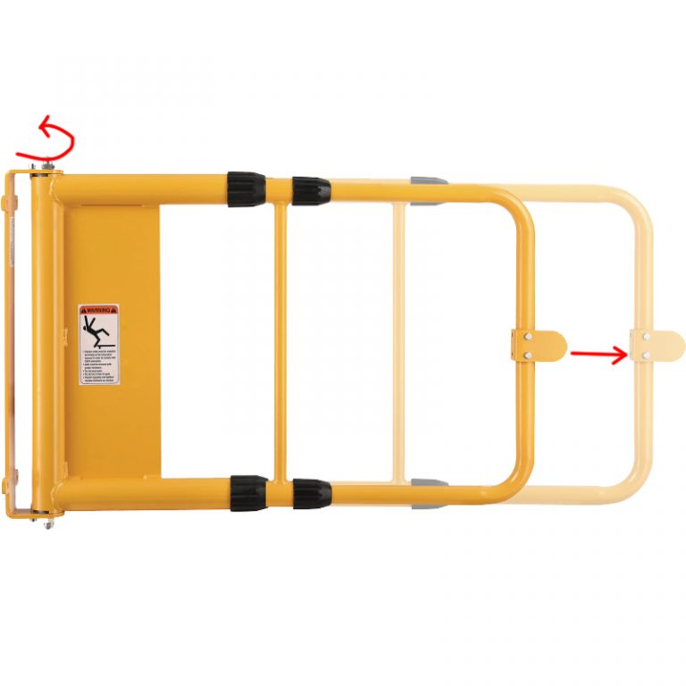 SSG2440 Spring-Loaded Safety Swing Gate, Safety Gate, material handling ...