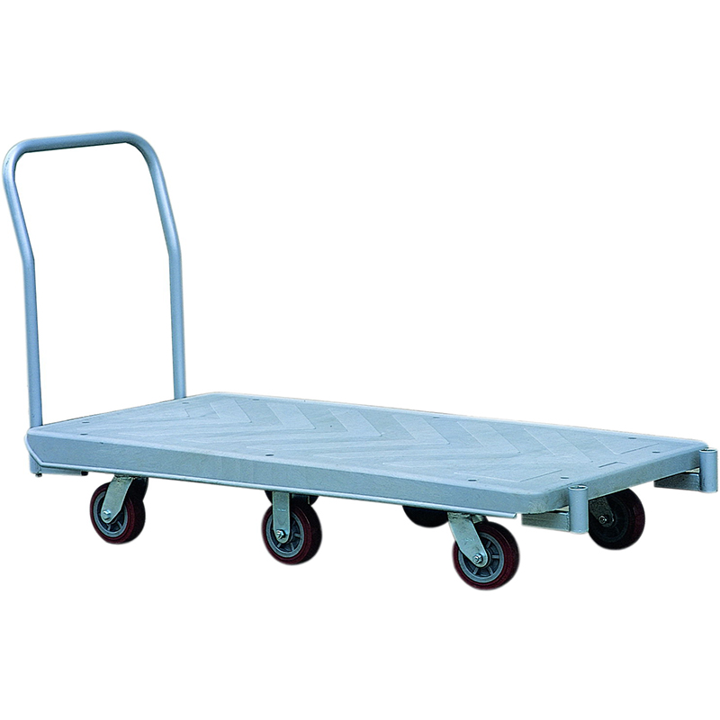 PM1501 plastic platform truck, heavy duty trolley, materail handling ...