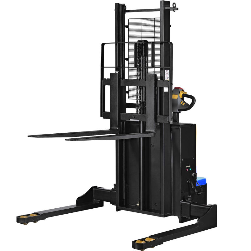 HH1216 straddle leg fully powered lift stacker truck- Iliftequip.com