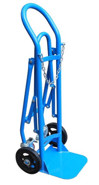 TY120 fold-down cylinder hand truck, cylinder trolly-Iliftequip.com