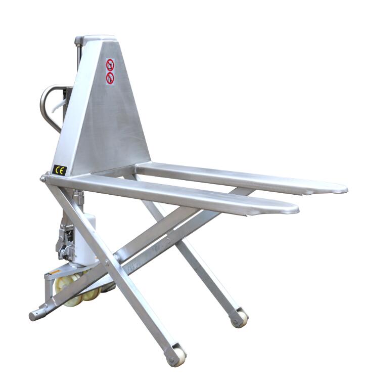 HSG540M stainless steel high lift pallet truck, electric stainless ...