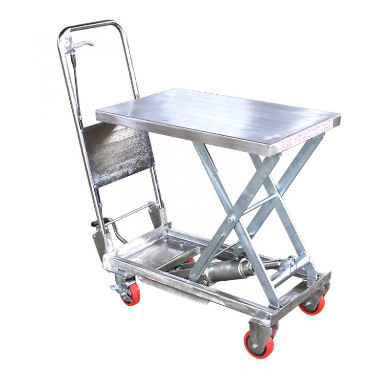 YSG35D stainless steel lift table, stainless lift table cart ...