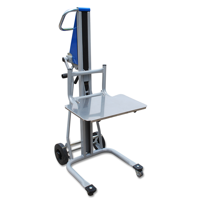 PM120N mini winch platform stacker, mini winch stacker--Iliftequip.com