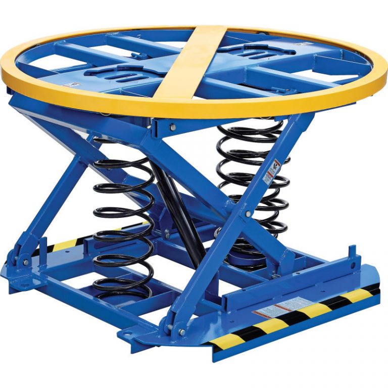 Spring lift table/Lift table with rotary plate/