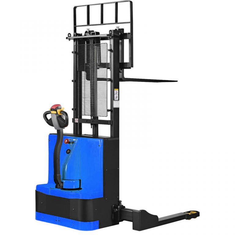 HH1216 straddle leg fully powered lift stacker truck- Iliftequip.com